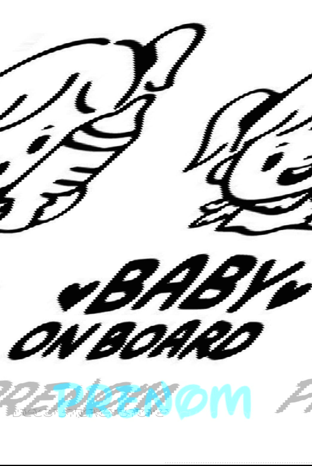 Bébé à Bord Catégorie Déco Sticker Store